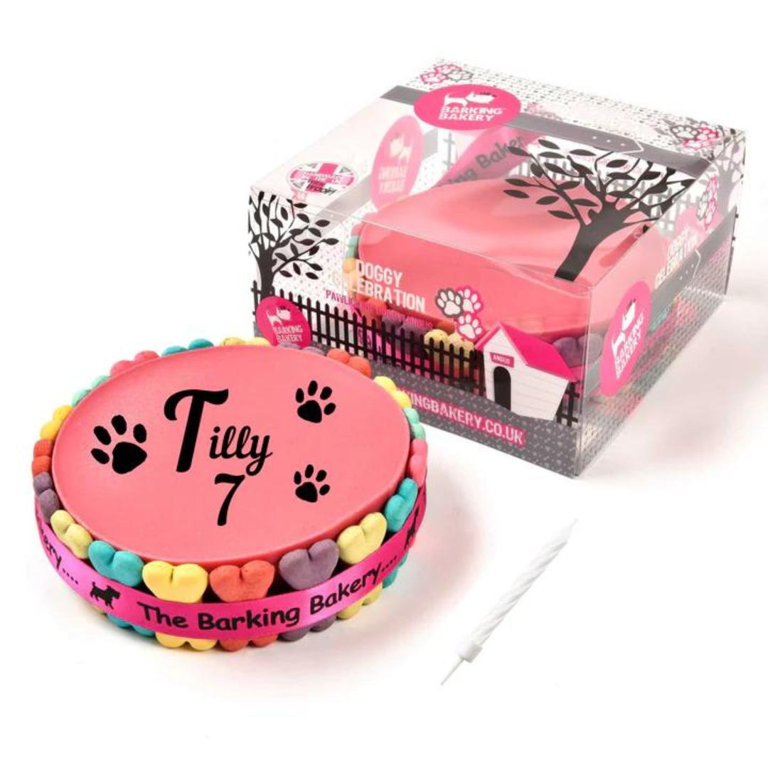 Pink Pawty Cake For Dogs | The Barking Bakery – Chelsea Dogs