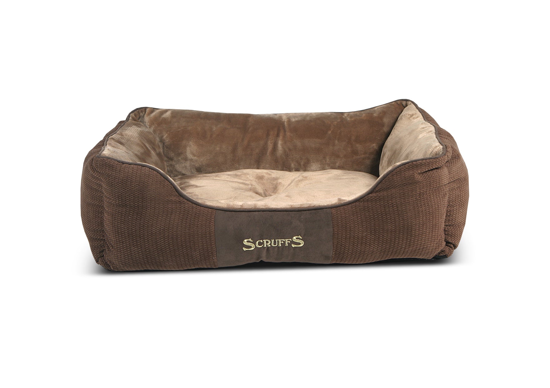 Scruffs Chester Box Bed Chocolate | Luxury Dog Beds – Chelsea Dogs